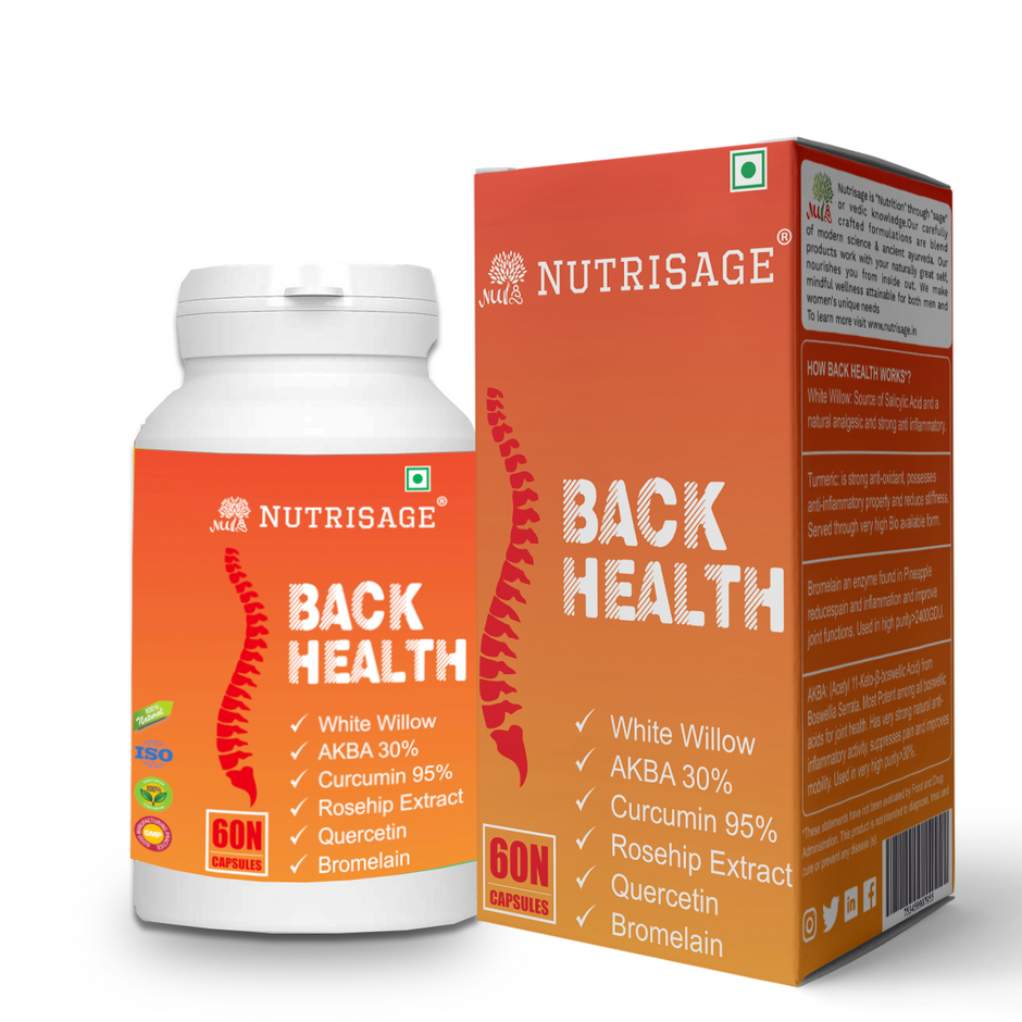 Choose Best Back Pain Supplements - Nutrisage – Nutrisage India
